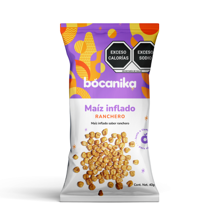 Maíz inflado sabor ranchero - Bocanika